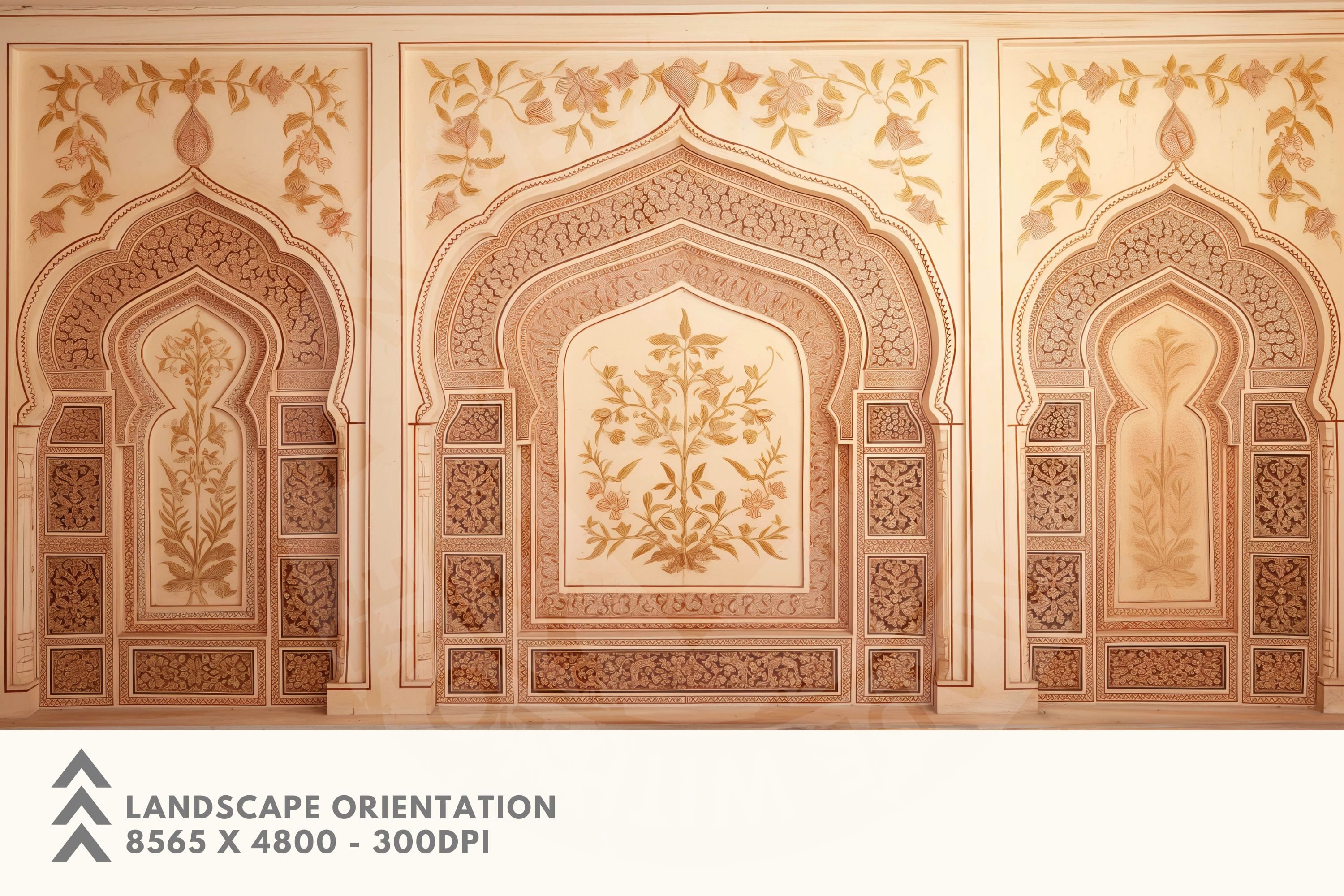 14 Moroccan Rajasthani Arches Backdrop Digital Images Vol2 300DPI 8565 ...