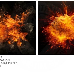 16 Digital Explosion Overlay Images for Dance, Sports, Film, Wedding ...