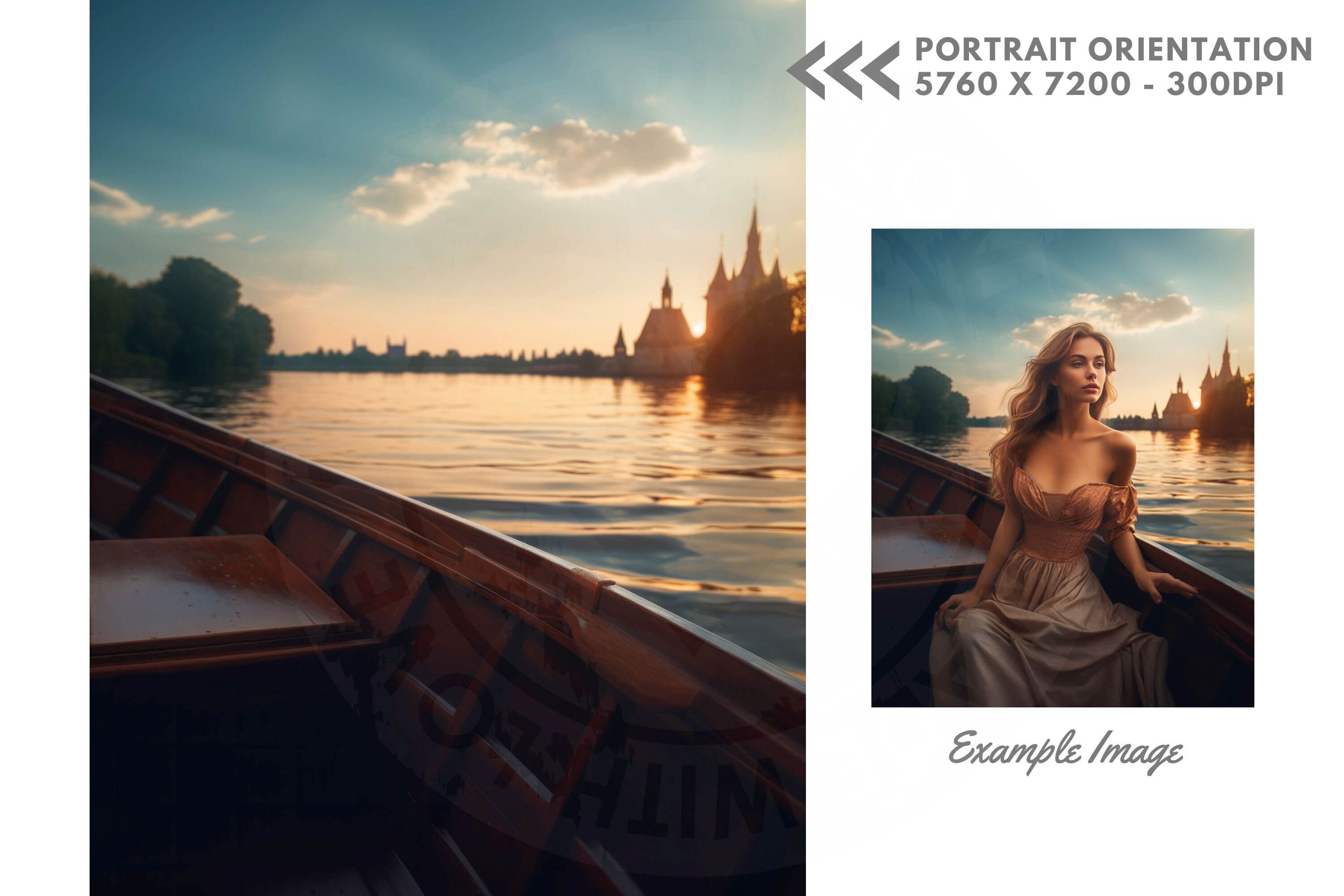 14 Digital Boat and Lake Backgrounds for Dance, Bridal, Wedding ...