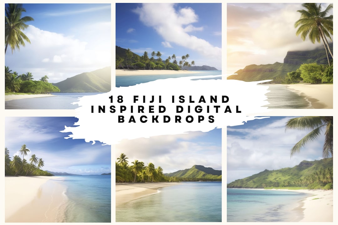 18 Fiji Backdrop Inspired Digital Background Images 300dpi 5760 X 7200 ...