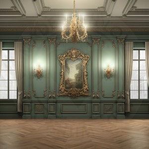 14 Digital Backdrops of Mansion Interiors (variety Pack) for Wedding ...