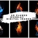 20 Digital Flames Overlay Images for Dance Bridal Wedding - Etsy Canada