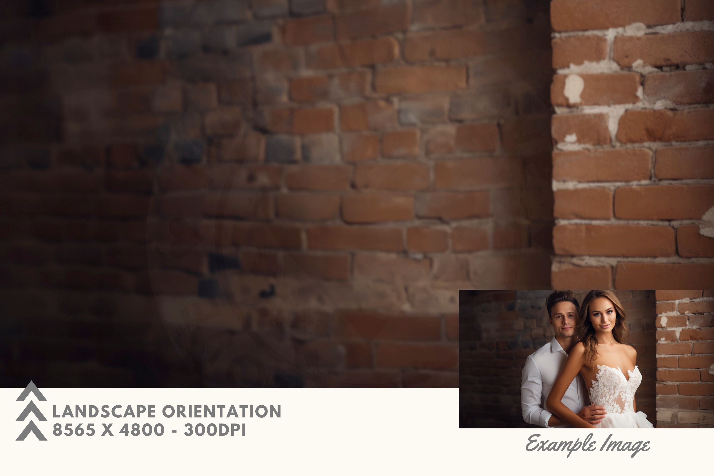 14 Brick Wall Engagement Portraiture Digital Backgrounds for Dance ...
