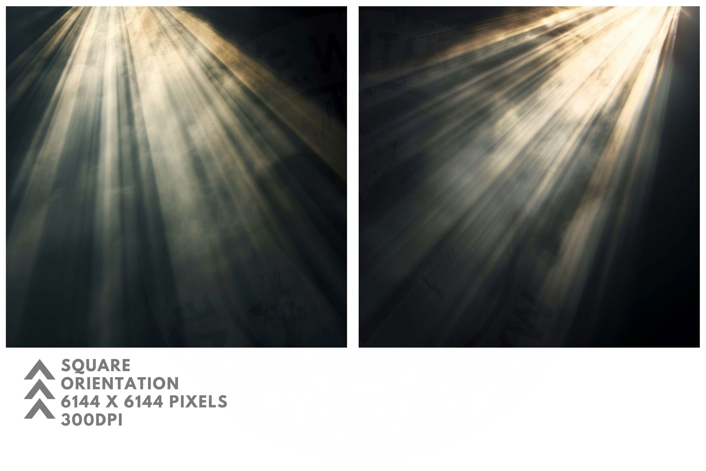 16 Digital Sun Ray Overlay Images at 300DPI size: 6144 X 6144 for Dance ...