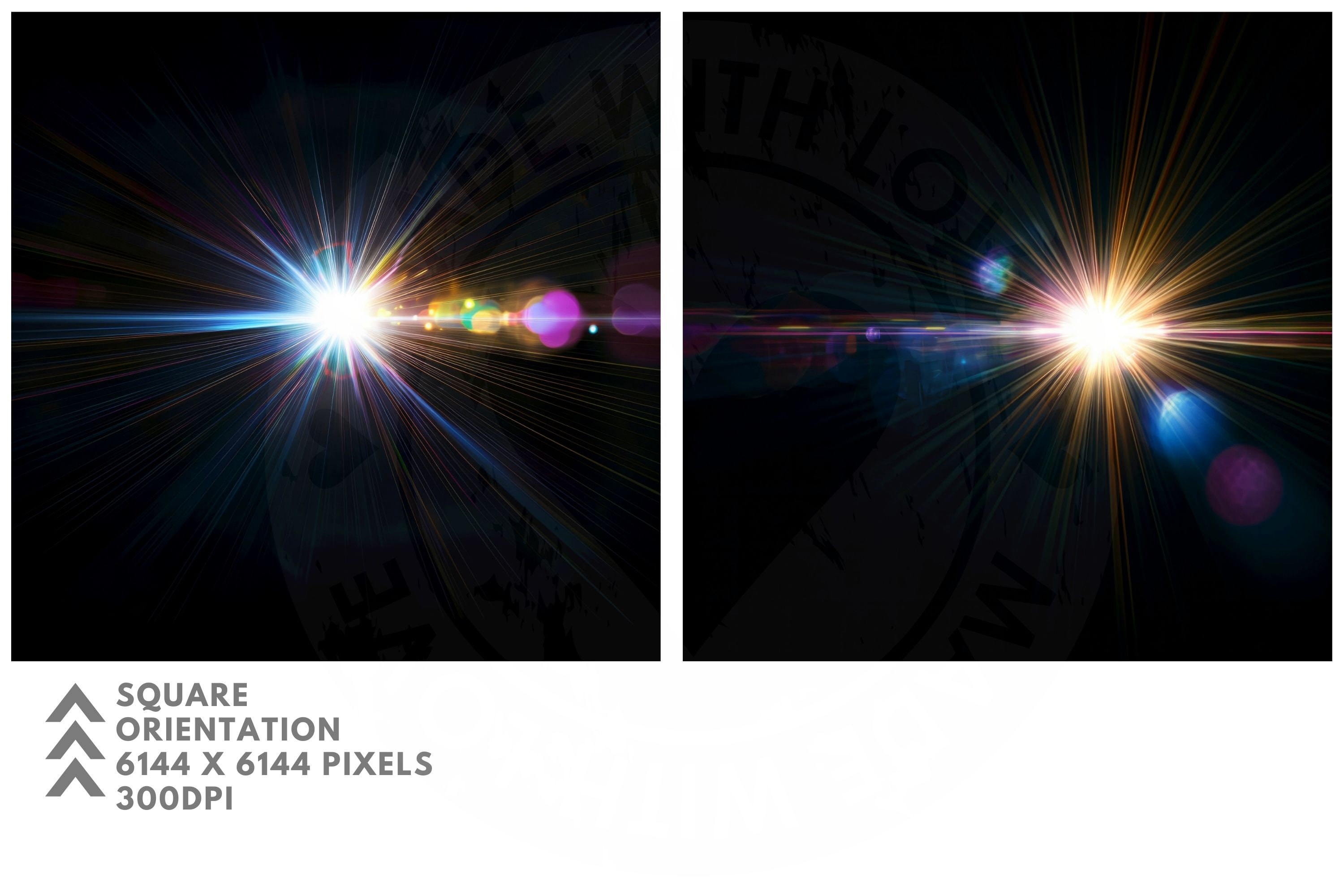 20 Lens Flare Overlay Images at 300DPI (size: 6144 X 6144) for Dance ...