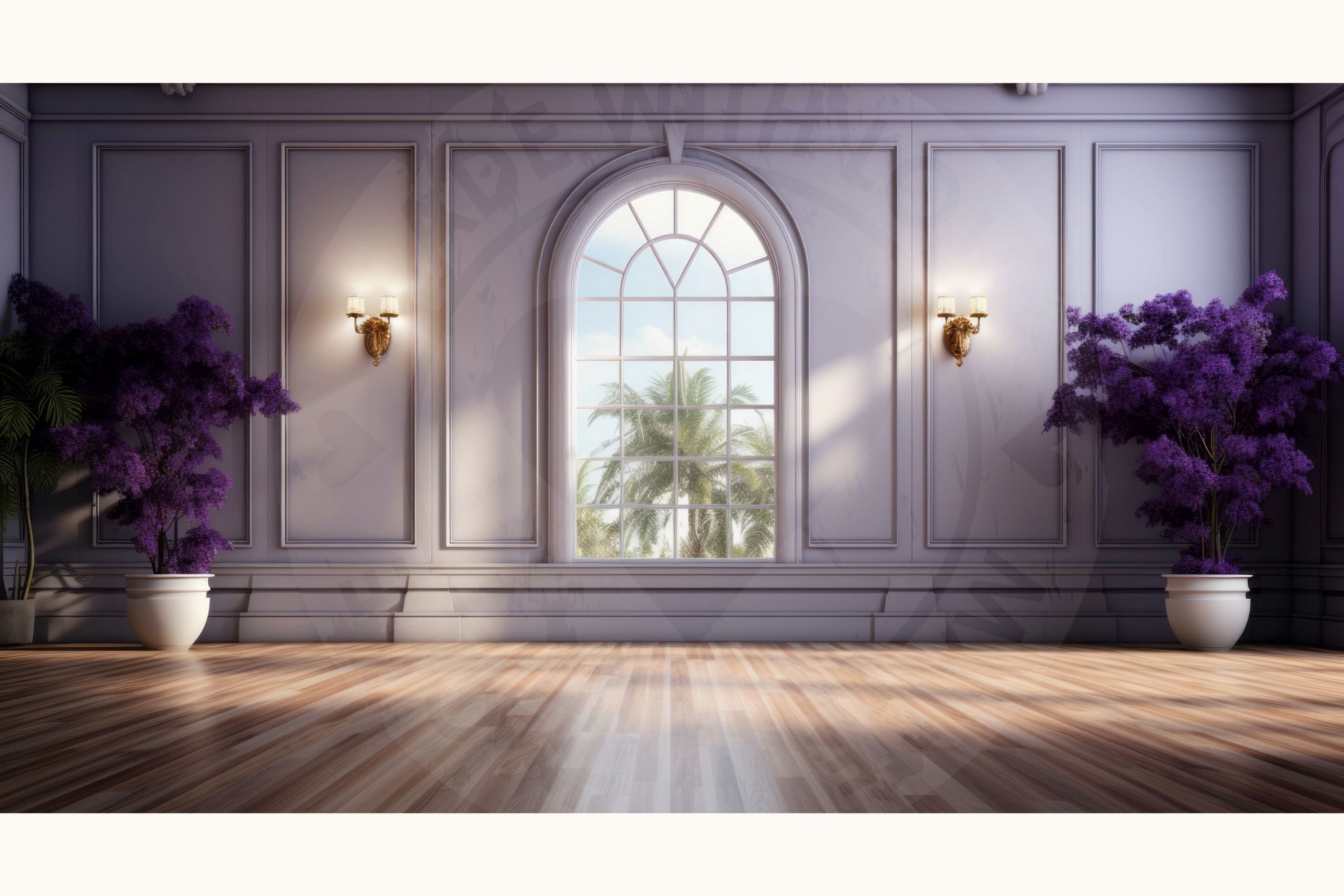 14 Digital Backdrops of Mansion Wall Interiors color Lavender for ...