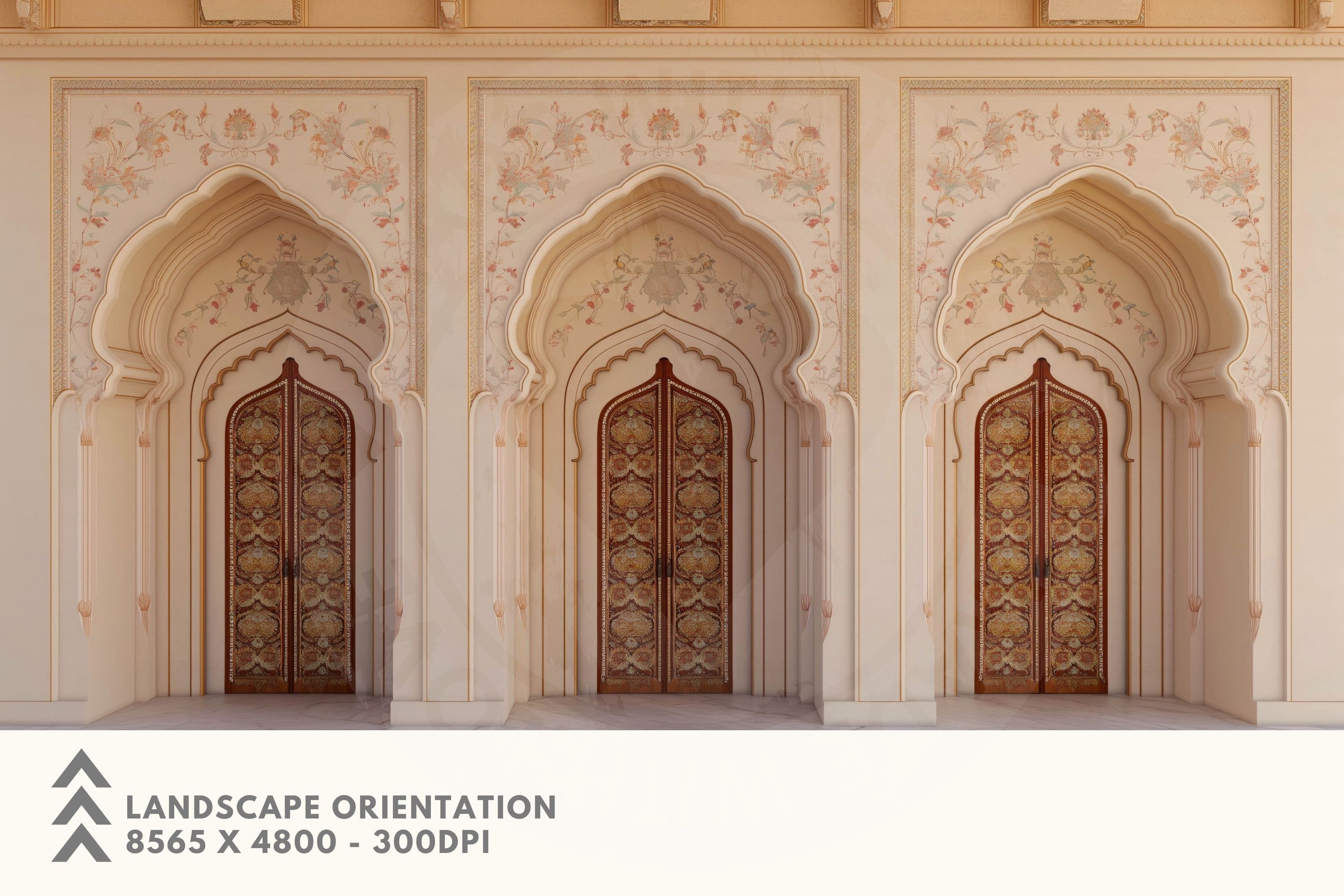 16 Moroccan Rajasthani Arches Backdrop Digital Images Vol3 - 300DPI ...