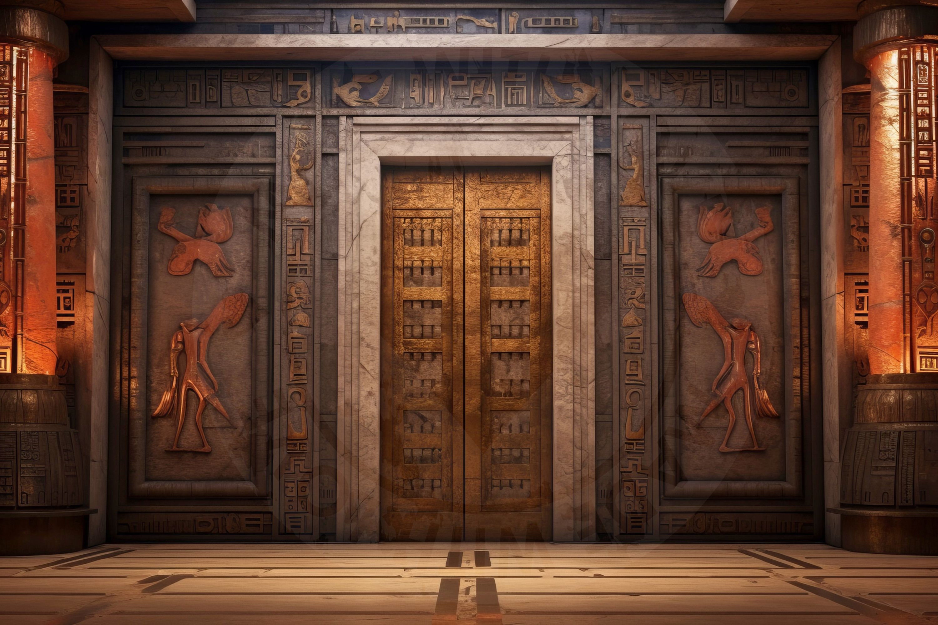 14 Digital Backdrops of Egyptian Wall Interiors for Wedding, Maternity ...