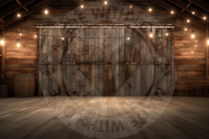12 Digital Backdrops of Rustic Barn Interiors for Wedding - Etsy