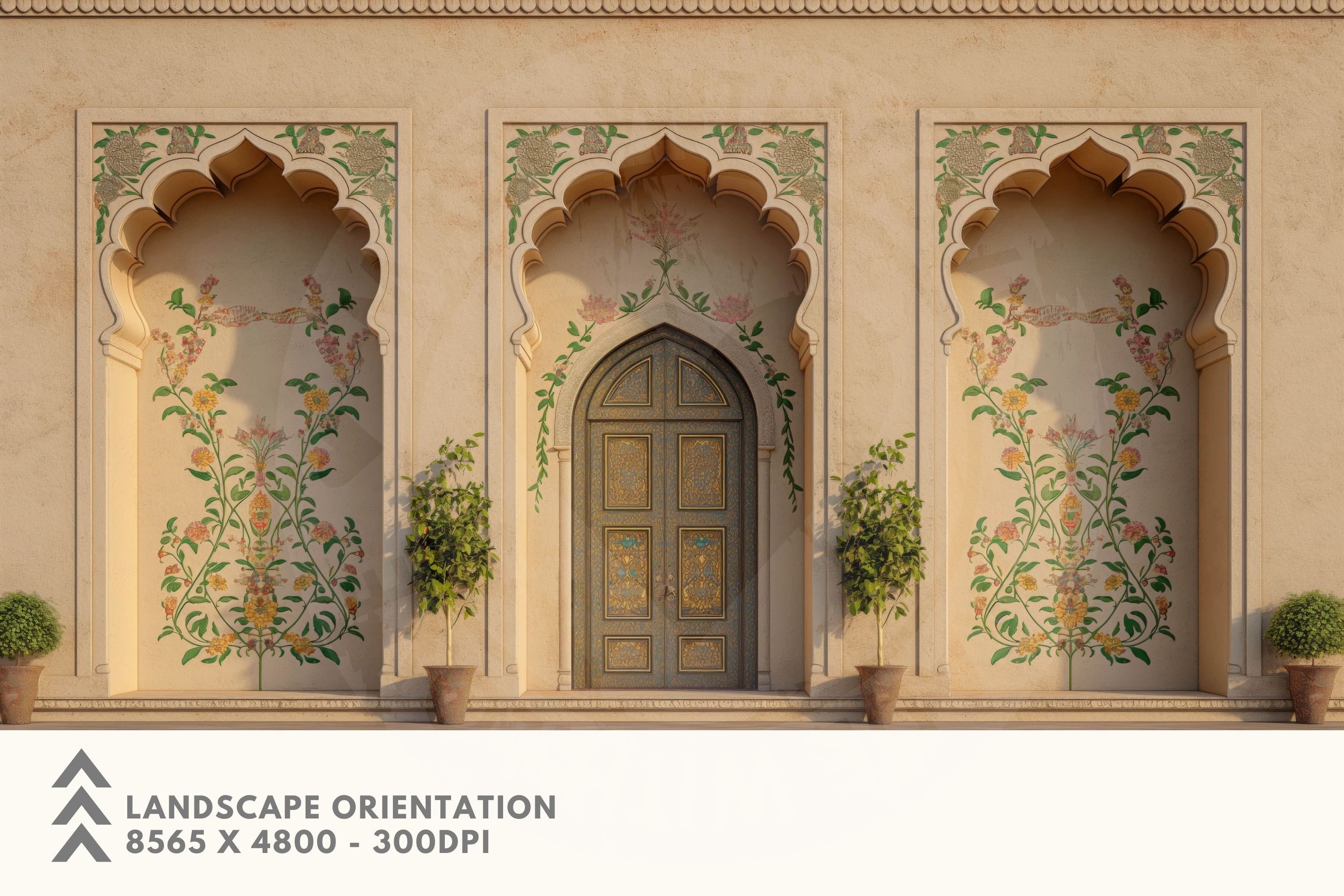 16 Moroccan Rajasthani Arches Backdrop Digital Images Vol3 - 300DPI ...