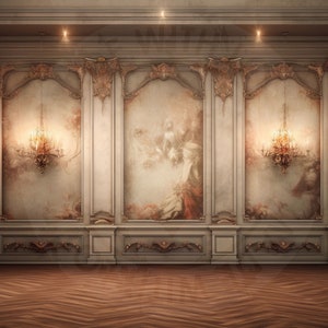 14 Digital Backdrops of Mansion Interiors (variety Pack) for Wedding ...