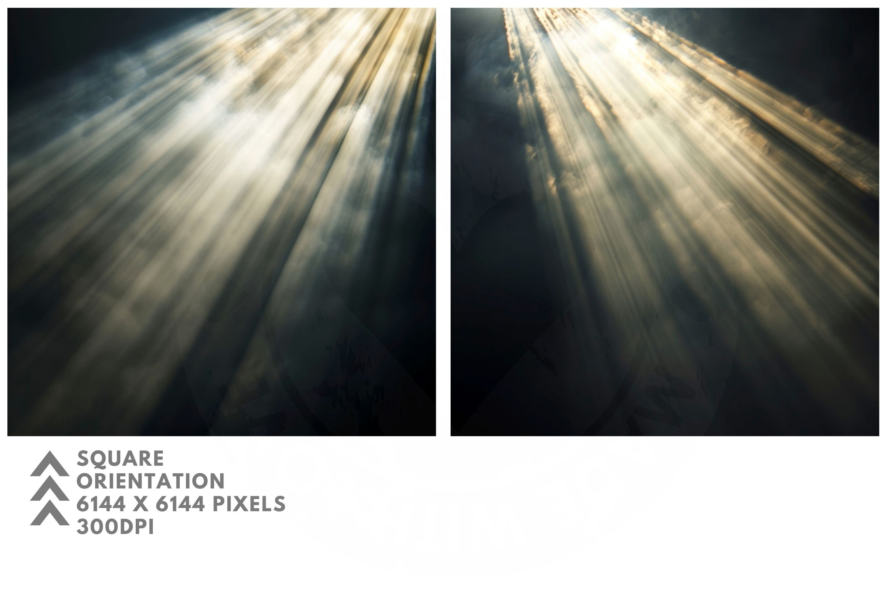 16 Digital Sun Ray Overlay Images at 300DPI (size: 6144 X 6144) for ...