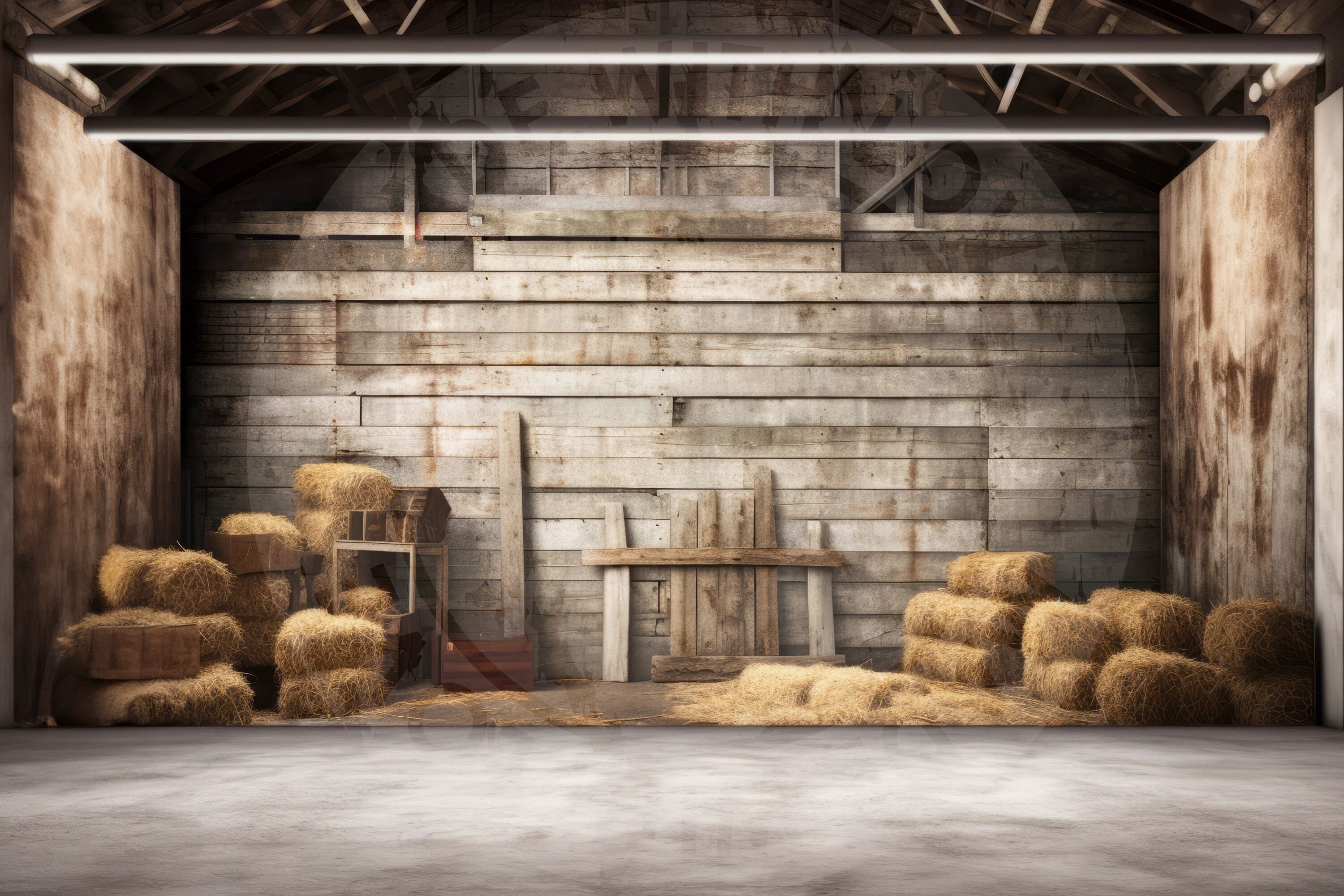 14 Digital Backdrops of Rustic Barn Interiors Volume 3 for Wedding ...