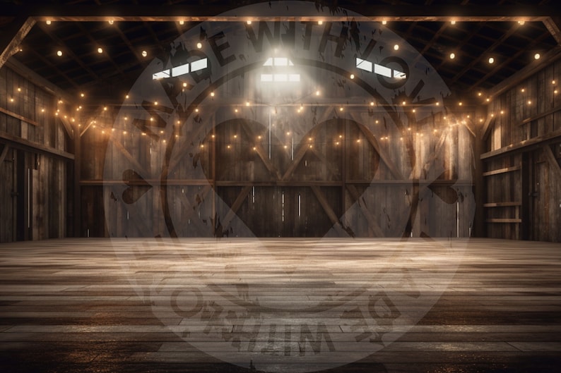 12 Digital Backdrops of Rustic Barn Interiors for Wedding - Etsy