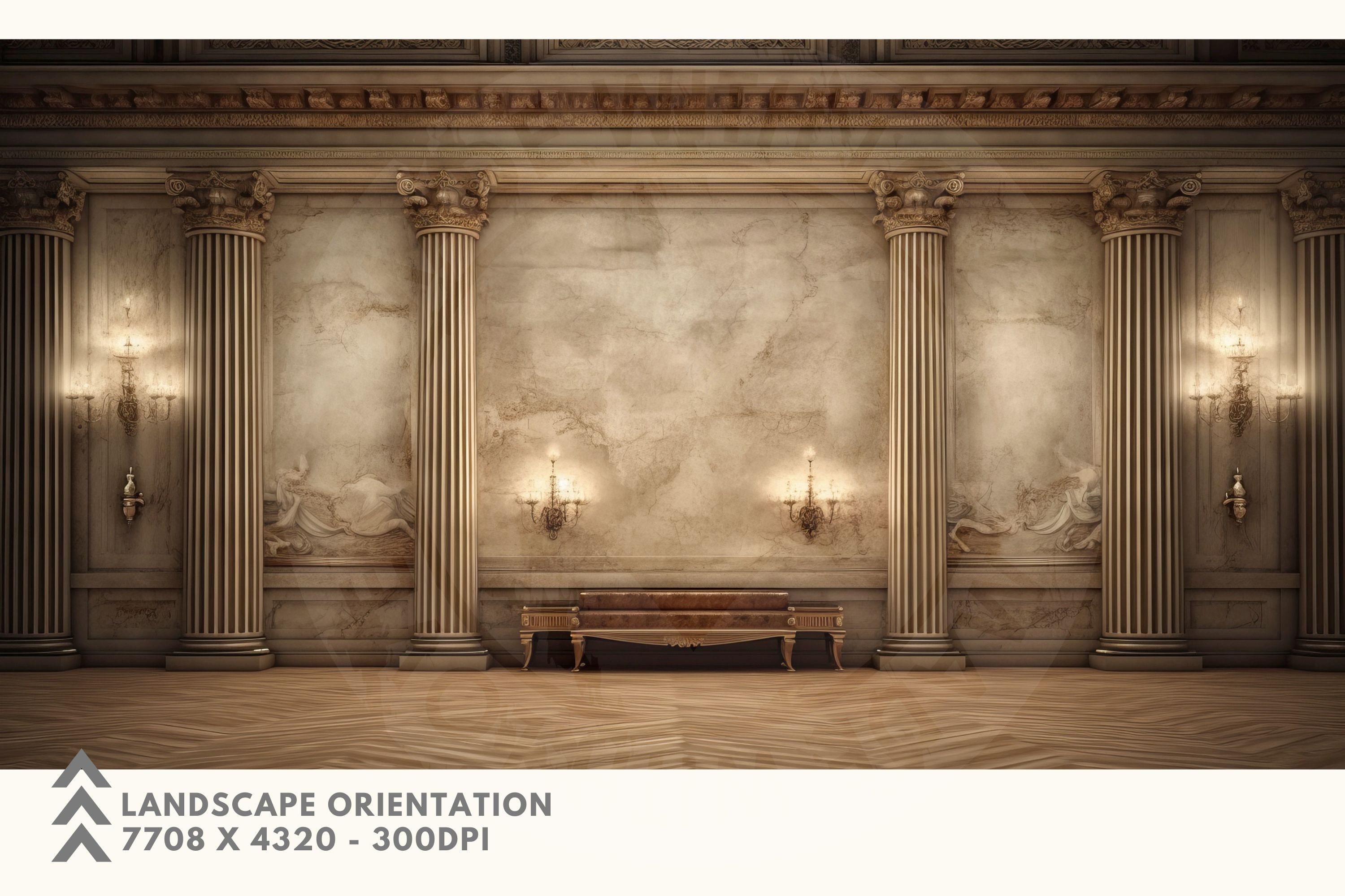 14 Ancient Greek Backdrops, Wall Interiors for Wedding, Maternity, Fine ...