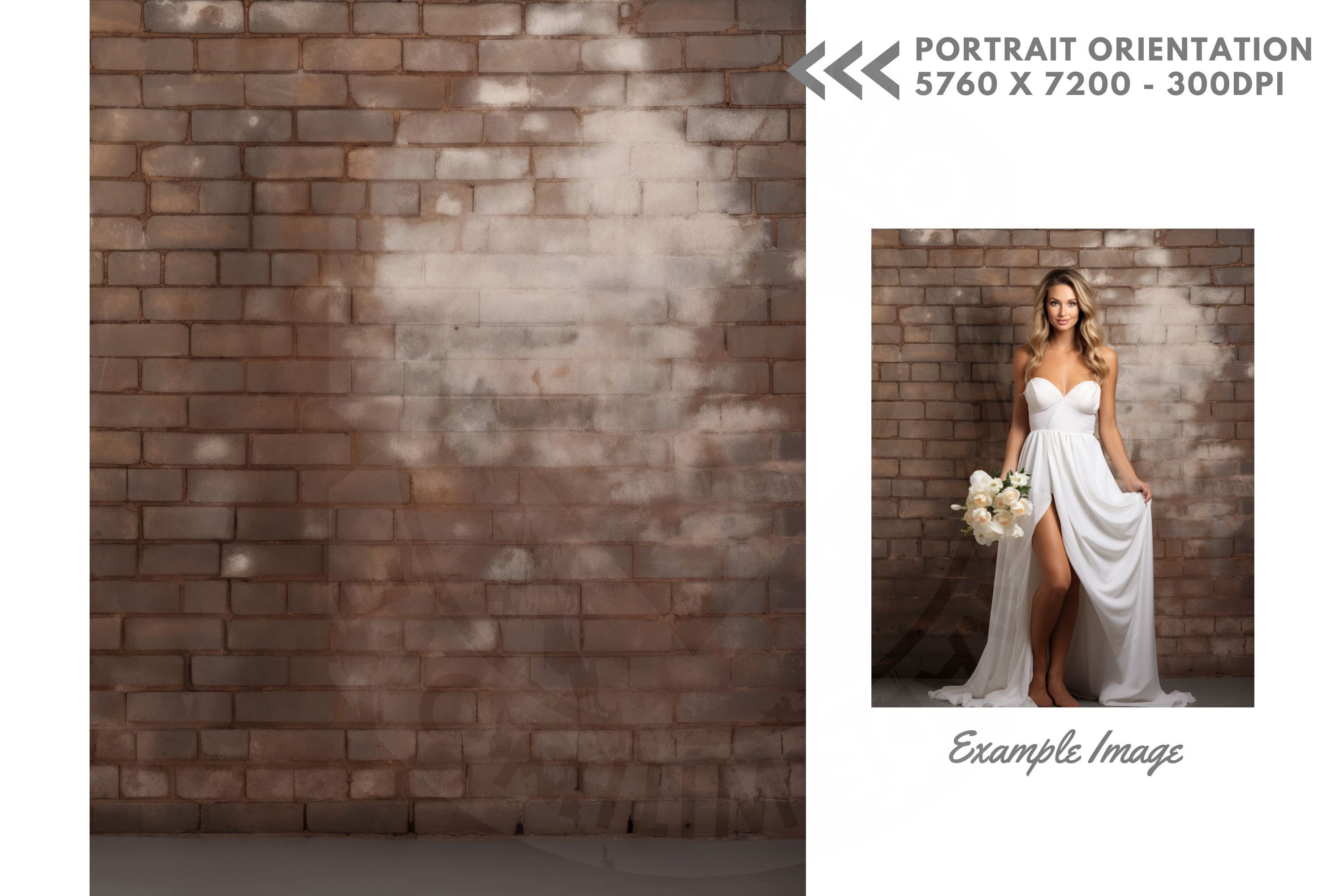 14 Brick Wall Digital Backgrounds for Dance, Bridal, Wedding, Maternity ...