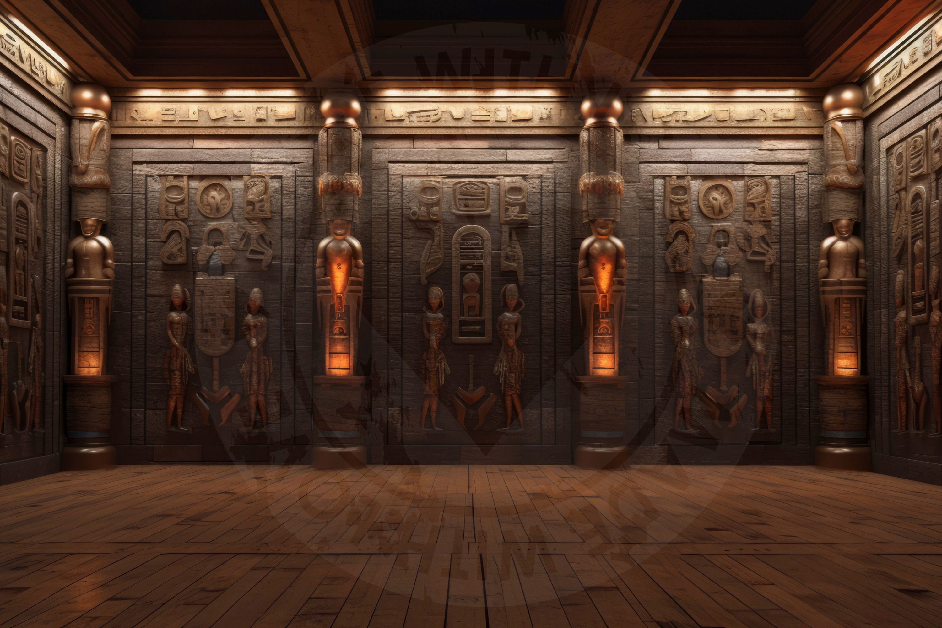 14 Digital Backdrops of Egyptian Wall Interiors for Wedding, Maternity ...