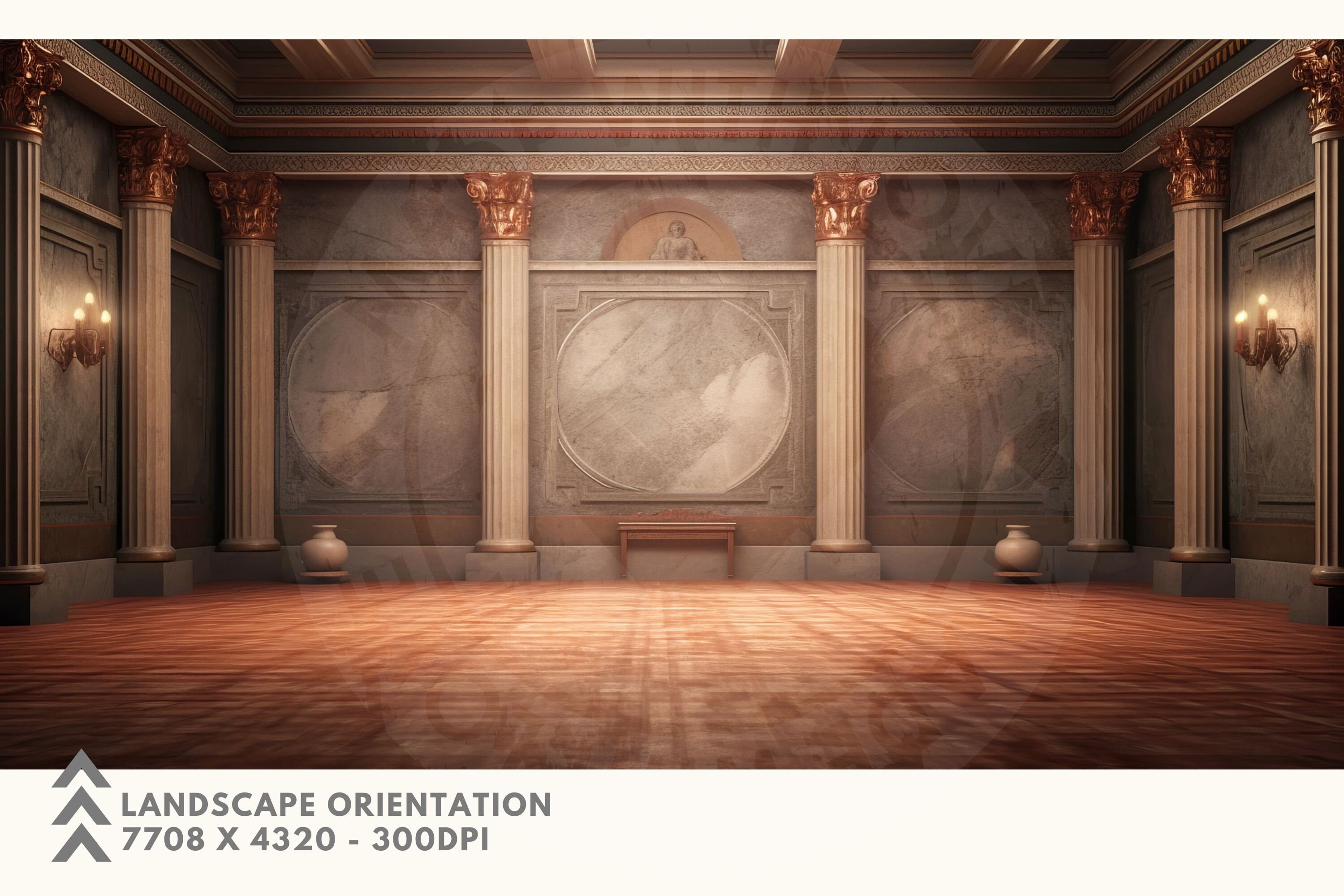 14 Ancient Greek Backdrops, Wall Interiors for Wedding, Maternity, Fine ...