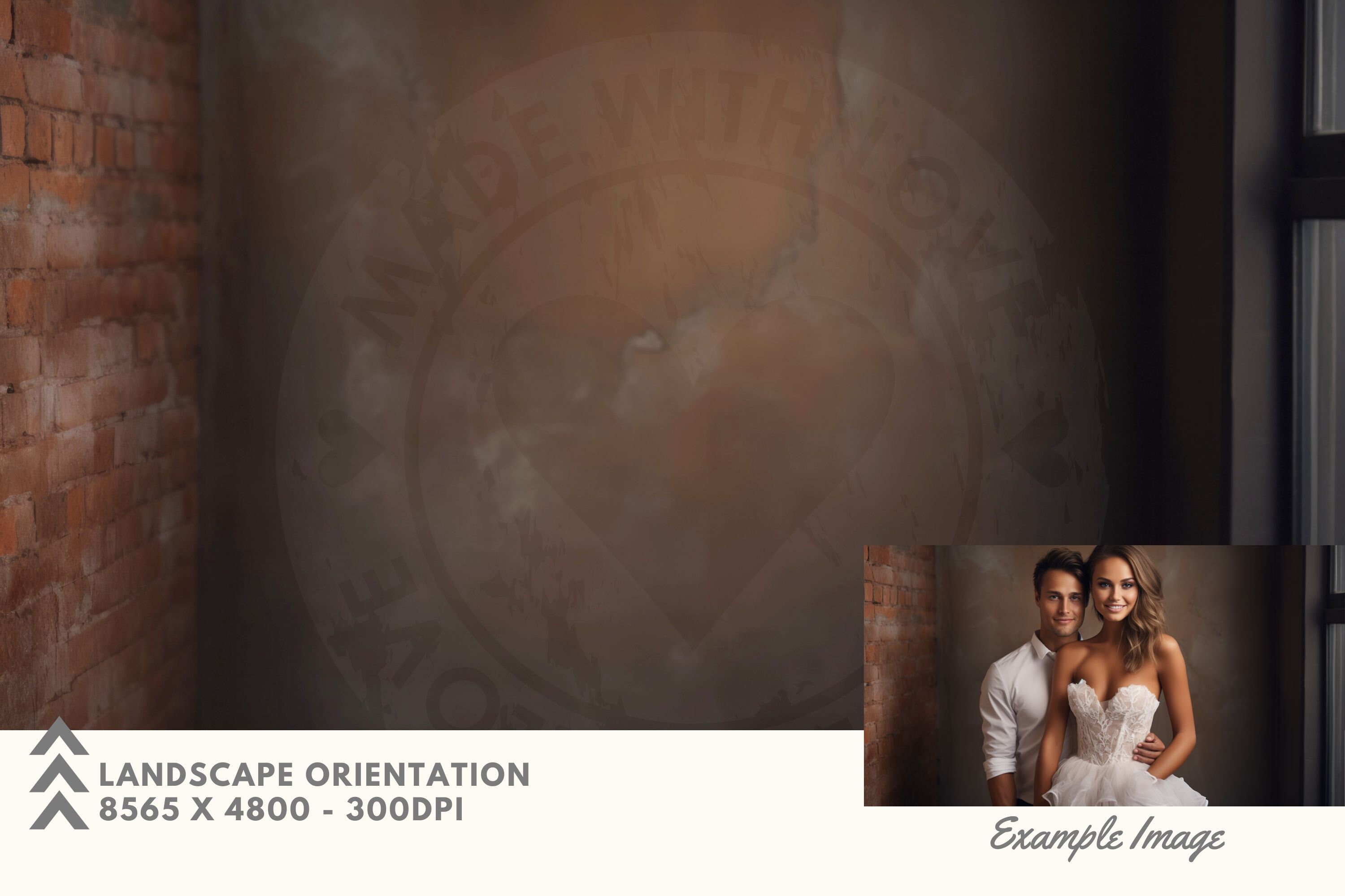 14 Brick Wall Engagement Portraiture Digital Backgrounds for Dance ...