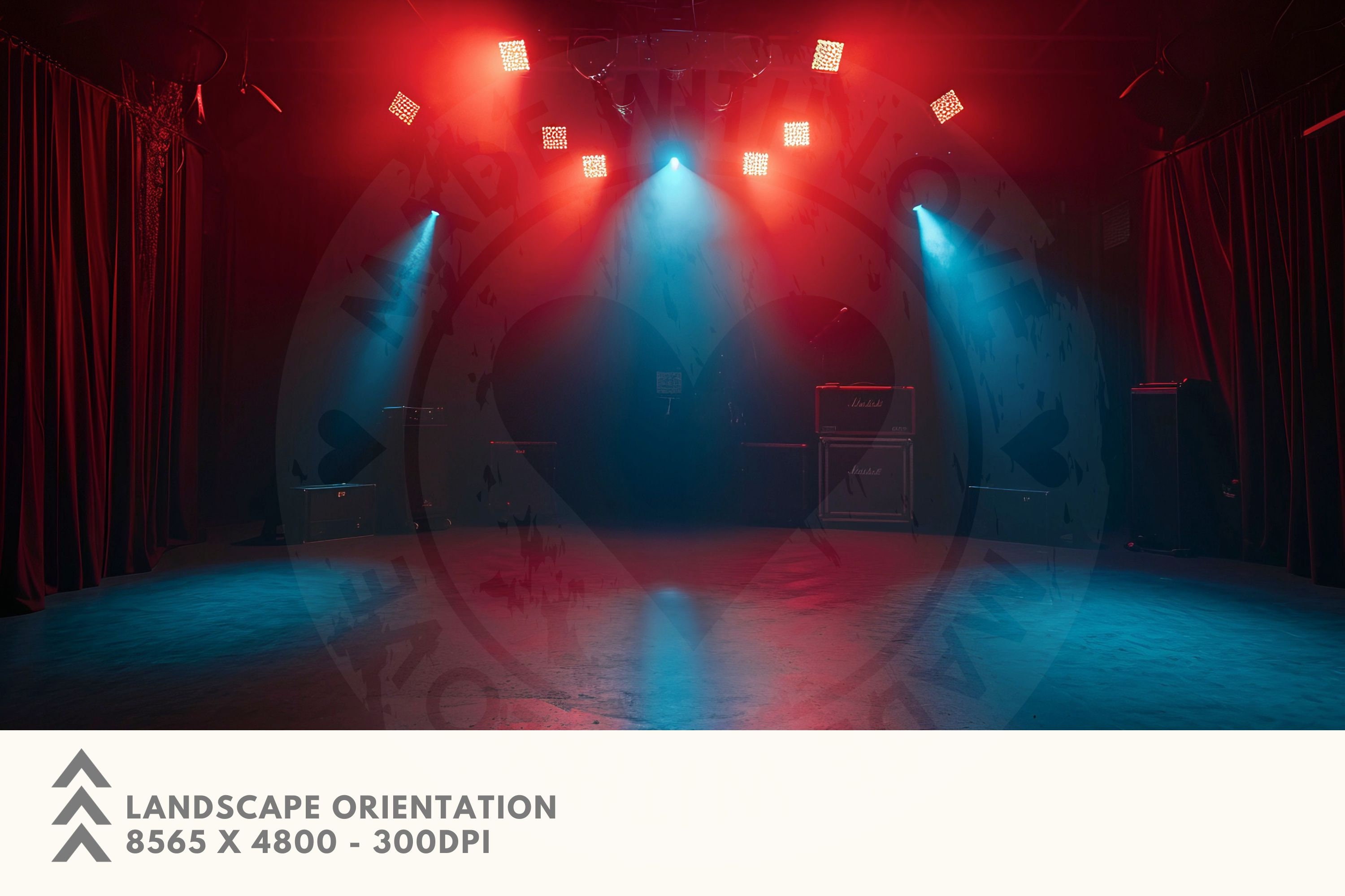 14 Stage Light Digital Backgrounds at 300DPI size: 8565 X 4800 for ...