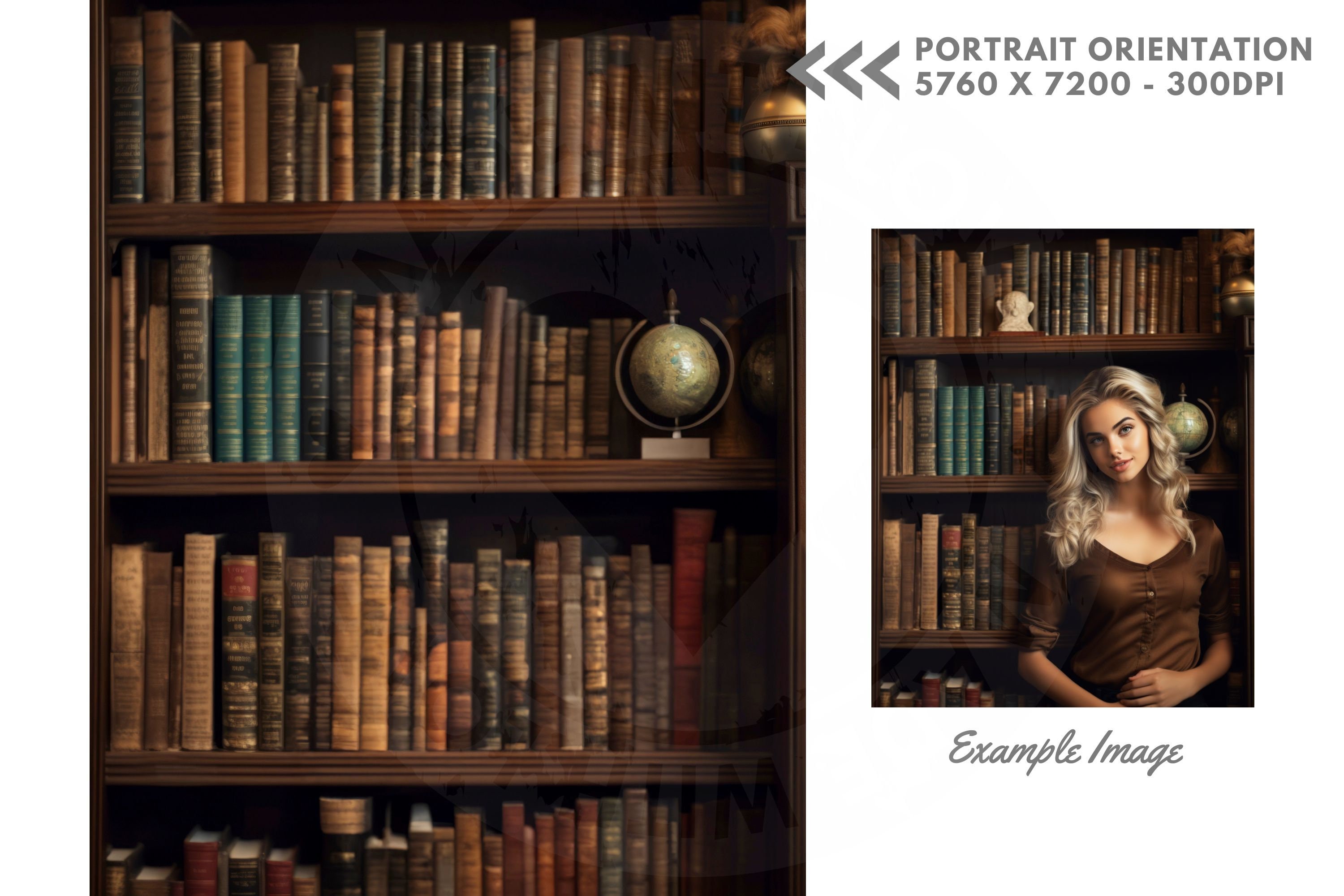 14 Digital Bookcase Background Images for Dance, Bridal, Wedding ...