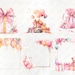 Watercolor Pink Birthday Clipart Bundle - 139 Birthday Pngs, Birthday ...