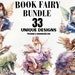 Book Fairy Watercolor Clipart - 33 Watercolor Fairy Images, Fairytale ...
