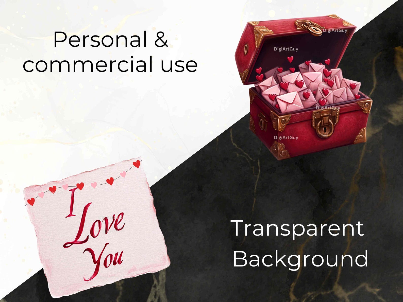 Love Letter Clipart Valentine's Day PNG Happy Valentines Day Clipart ...