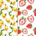 Fruit Seamless Patterns Summer Fruit Digital Paper Junk Journal Paper ...