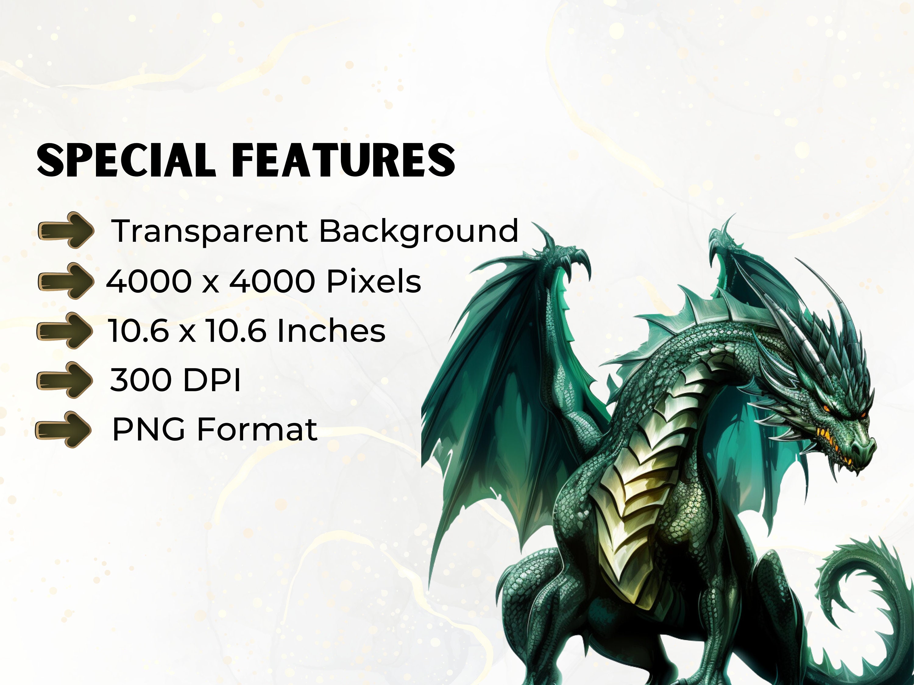 Ultra Realistic Dragons PNG Bundle - 160 Dragon Pngs, Dragon Clipart ...