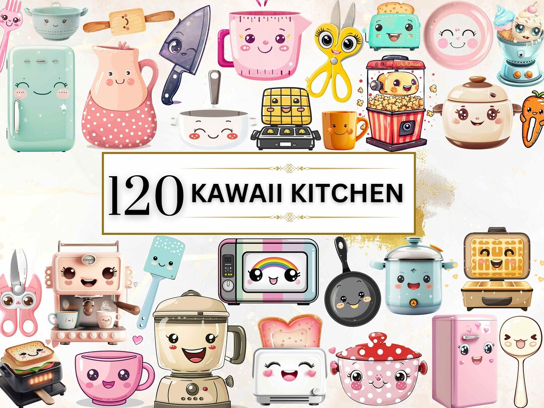 Kawaii Kitchen Clipart Kawaii Kitchen PNG Cute Kawaii PNG Clipart ...
