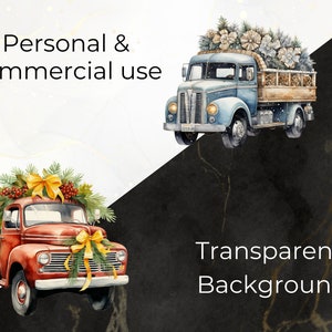 Watercolor Truck Clipart - 79 Watercolor Winter Clipart Pngs, Red Truck ...