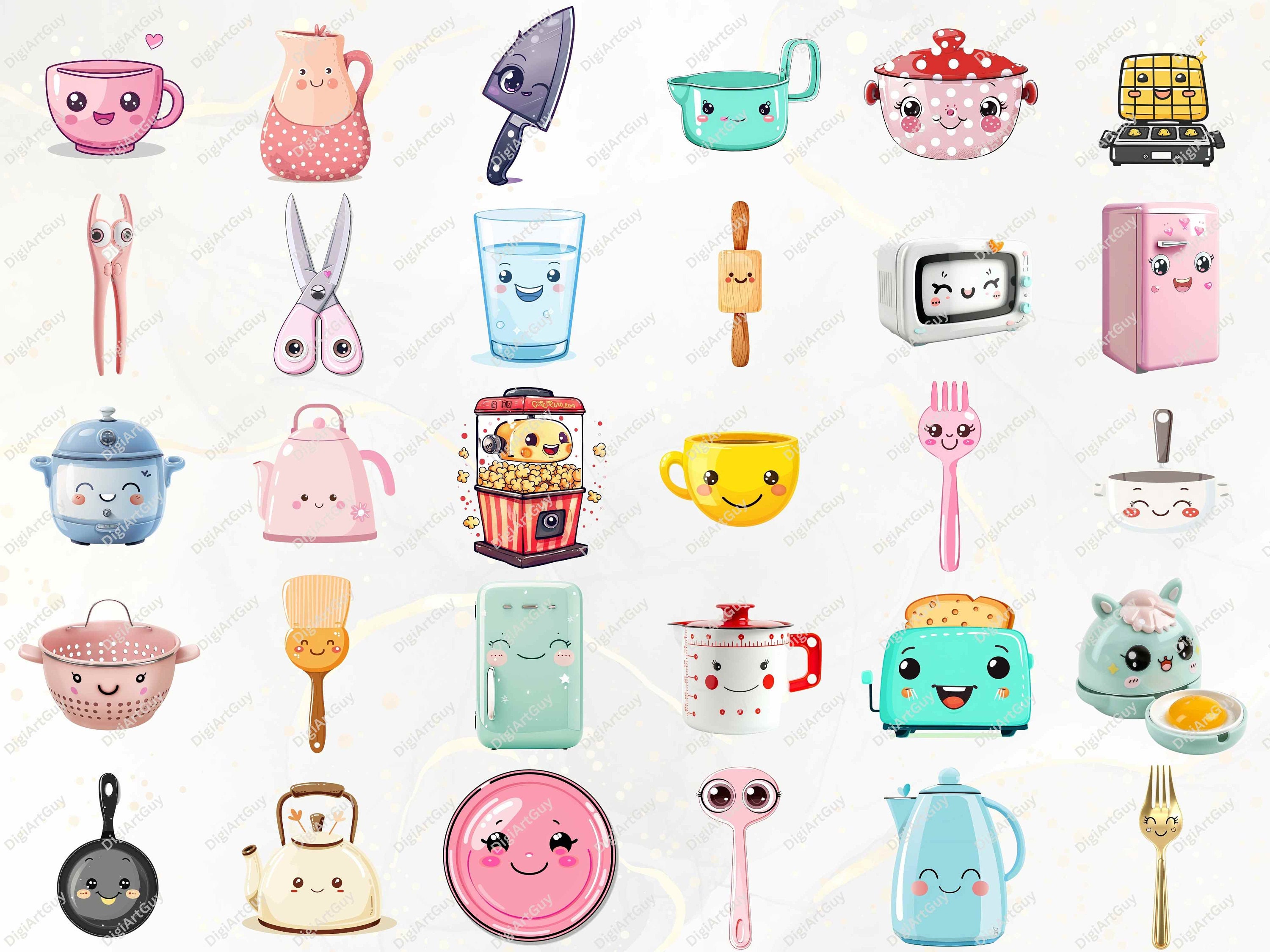 Kawaii Kitchen Clipart Kawaii Kitchen PNG Cute Kawaii PNG Clipart ...