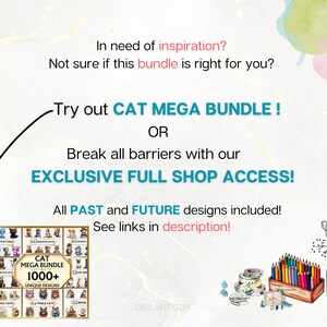 Birthday Cat PNG Bundle - 53 Cats Clipart Pngs, Cats Clipart, Animals ...