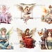 Book Fairy Watercolor Clipart - 33 Watercolor Fairy Images, Fairytale ...