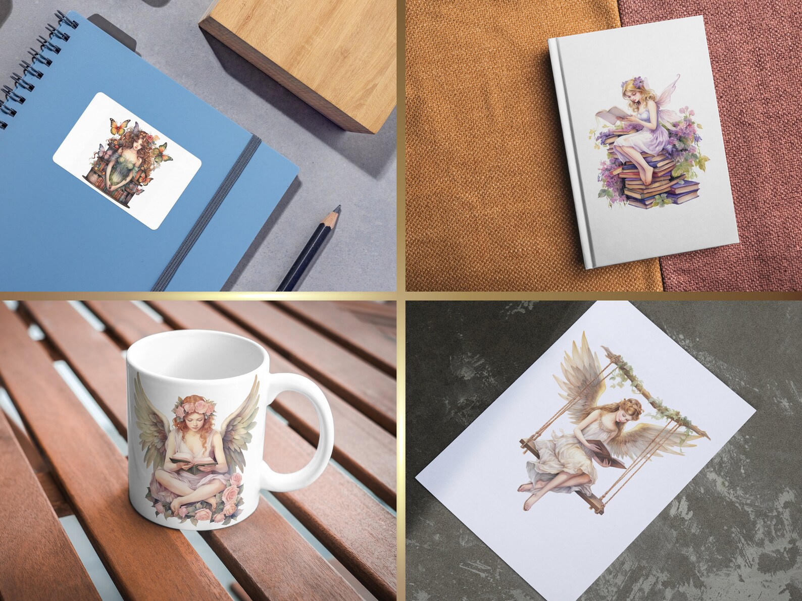 Book Fairy Watercolor Clipart - 33 Watercolor Fairy Images, Fairytale ...