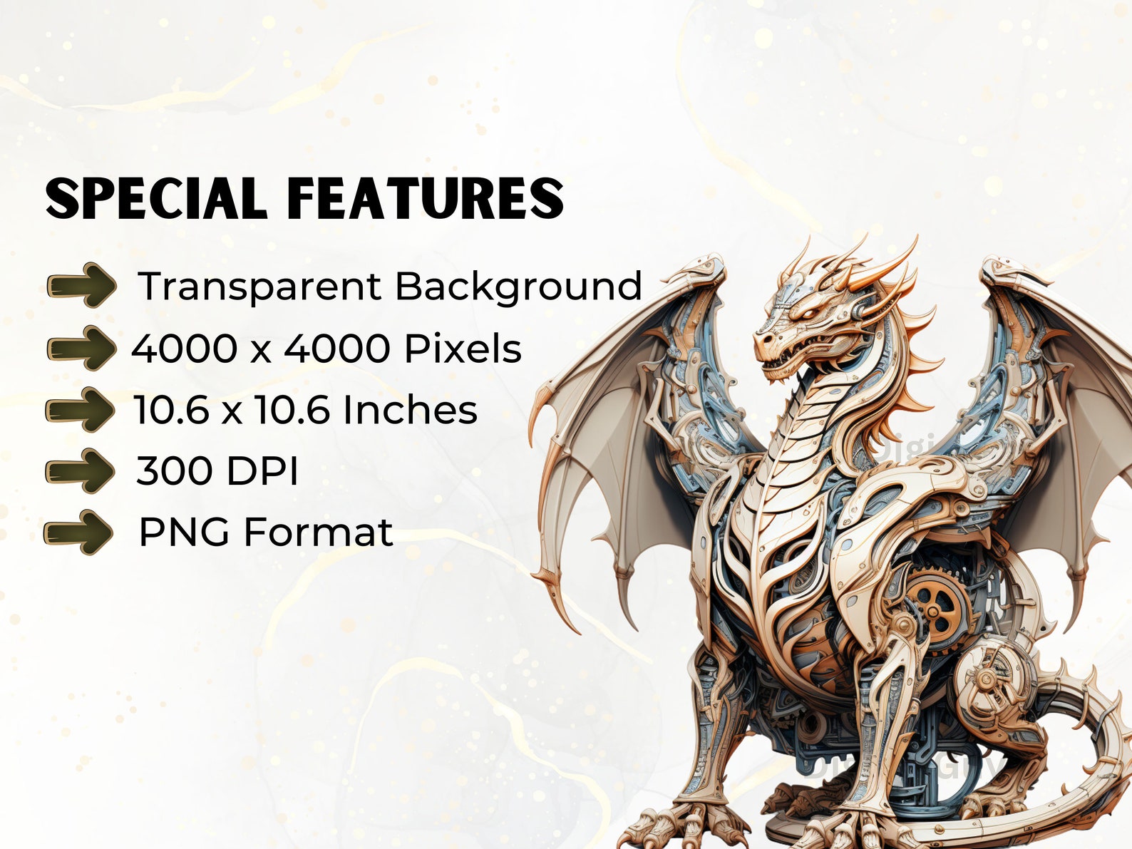 Steampunk Dragons PNG Bundle - 82 Dragon Pngs, Dragon Clipart ...