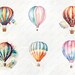 Balloons Clipart Watercolor Birthday Clipart Party Balloon PNG Set ...
