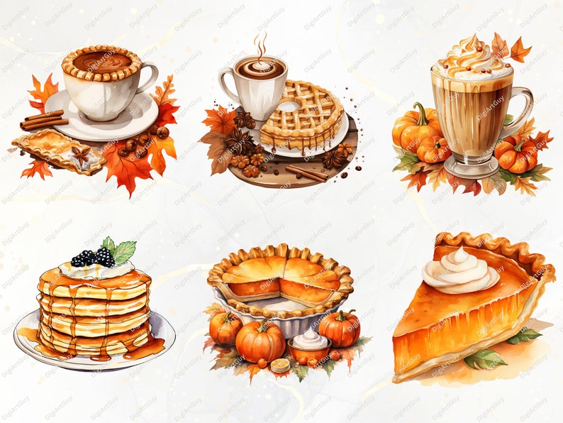 Thanksgiving PNG Bundle 110 Thanksgiving Clipart PNG Fall - Etsy