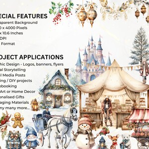 Watercolor Winter Clipart Bundle - 3400+ Winter Wonderland Clipart ...