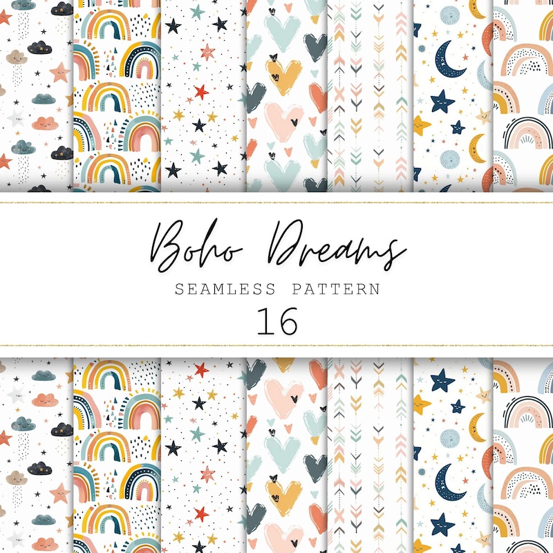 Kids Digital Paper - Etsy