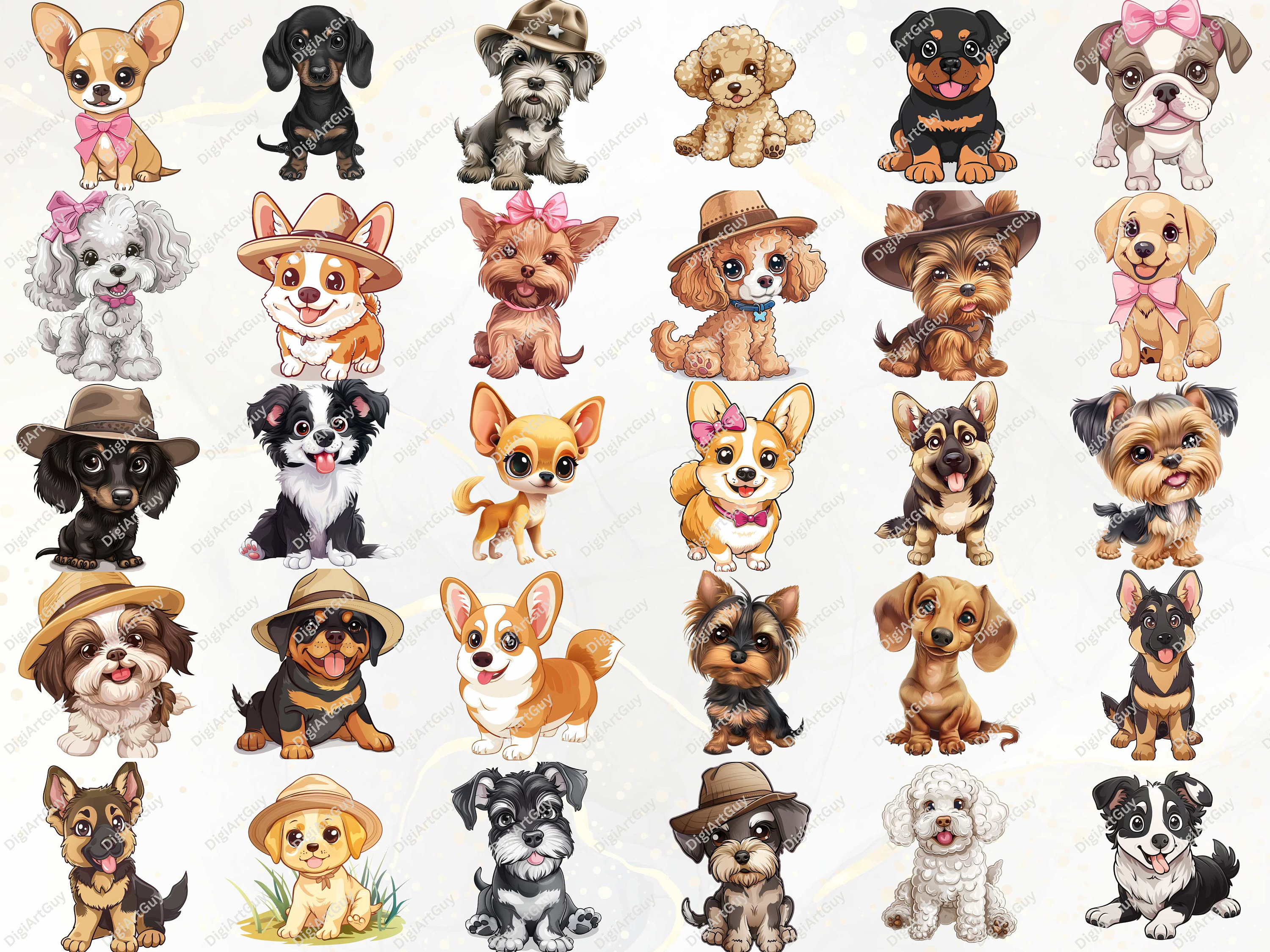 Kawaii Dog Clipart Cute Kawaii PNG Clipart Kawaii Animals PNG Dog ...