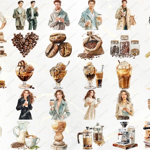 Coffee Clipart Watercolor Coffee PNG Drinks Clipart Coffee Lover PNG ...