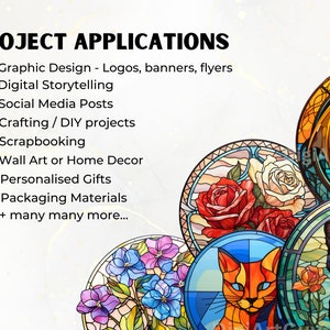 Stained Glass PNG Bundle - 1400+ Unique Stained Glass Clipart Bundle ...