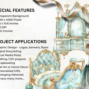 Watercolor Princess Clipart Cute Princess PNG Fairy Tale Clipart Castle ...