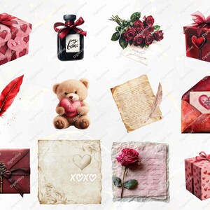 Love Letter Clipart Valentine's Day PNG Happy Valentines Day Clipart ...