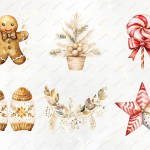 Boho Winter Clipart - 169 Watercolor Winter Clipart Pngs, Cozy Neutral ...
