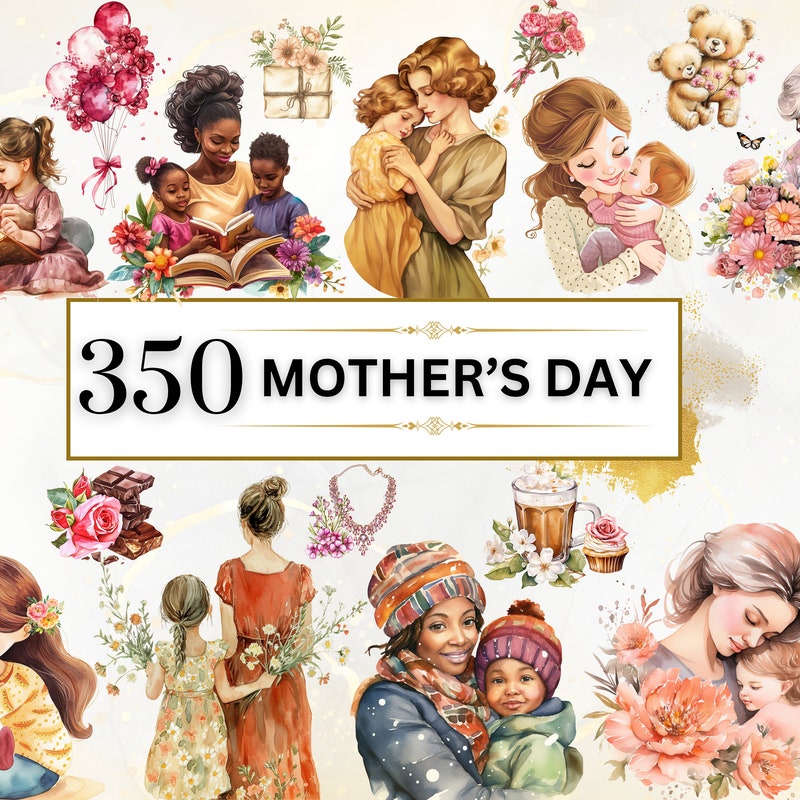 Mothers Day Clip Art - Etsy