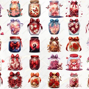 Love Jar Clipart Valentines Day Clipart Valentine PNG Love Clipart Cute ...