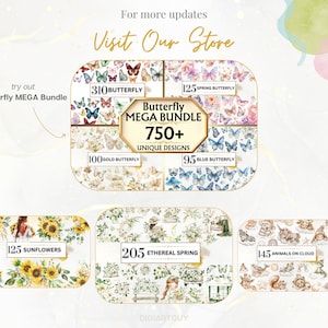 Watercolor Butterflies Clipart Watercolor Butterfly PNG Colorful ...